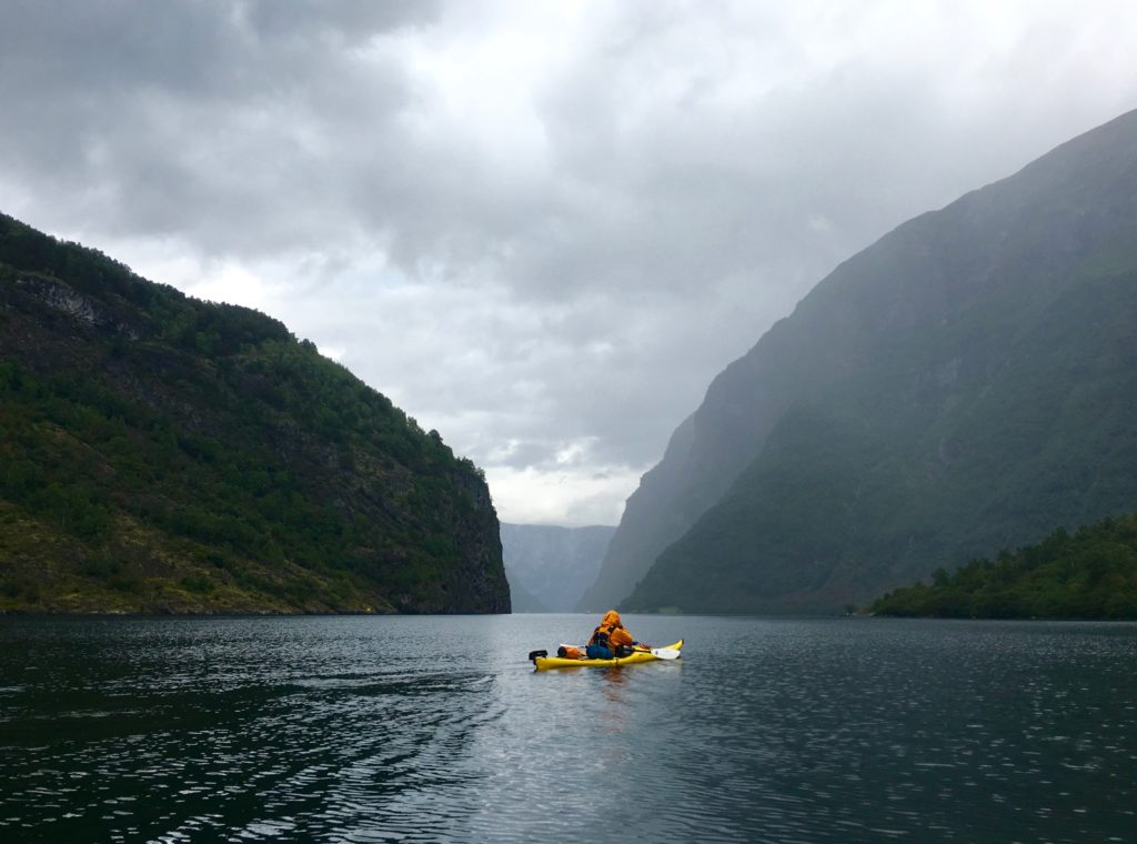 Kayaking The Naeroyfjord In Norway - Two For The World